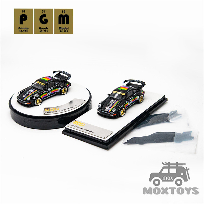 Pgm 1:64 RWB 964 GT Wing Black Apple รถเหล็ก Modle Car | Shopee Thailand