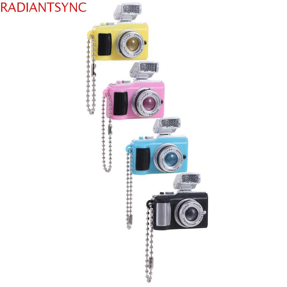 Radiantsync กล้องไฟฟ้า Luminous Key Chain, กล้อง Led พวงกุญแจรถ, Key Holder การ์ตูนไฟฉายไฟฟ้า ...