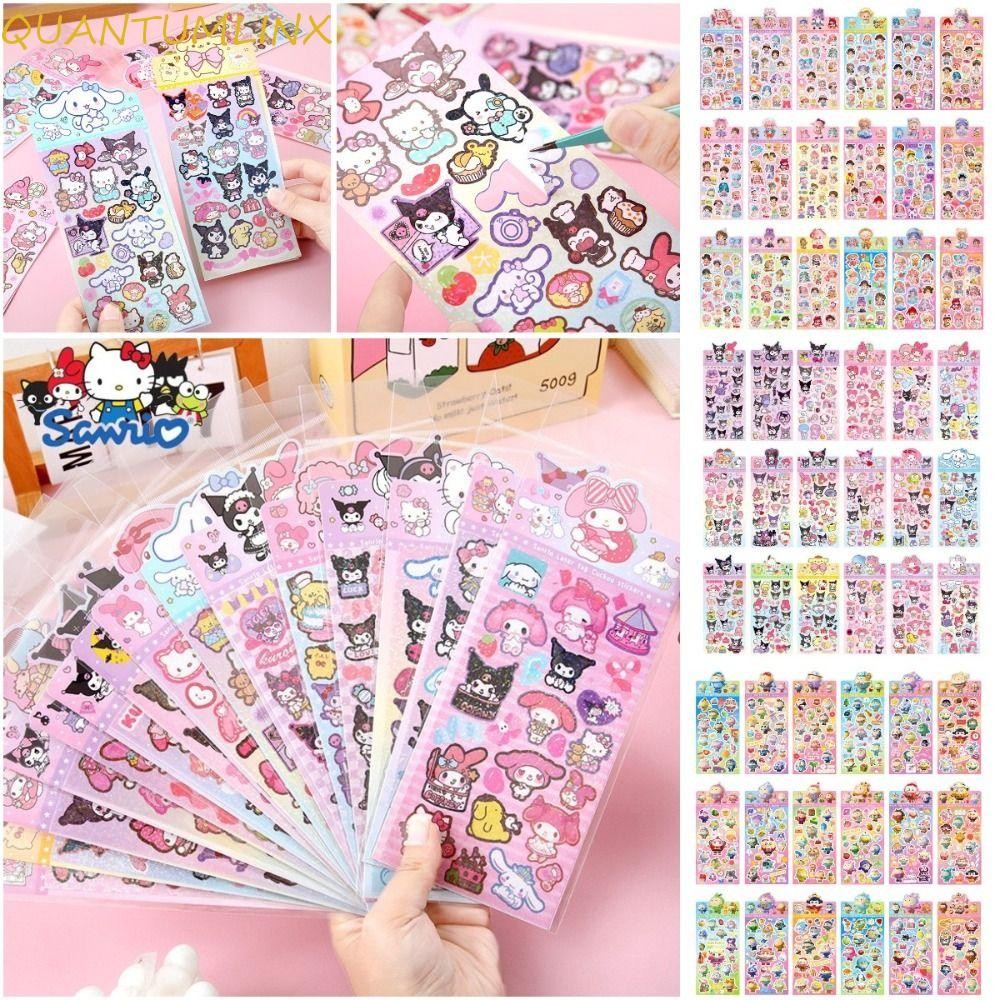 Quantuml Kuromi Guka สติกเกอร์,ของเล่นทํามือ Melody Guka Cinnamoroll ...