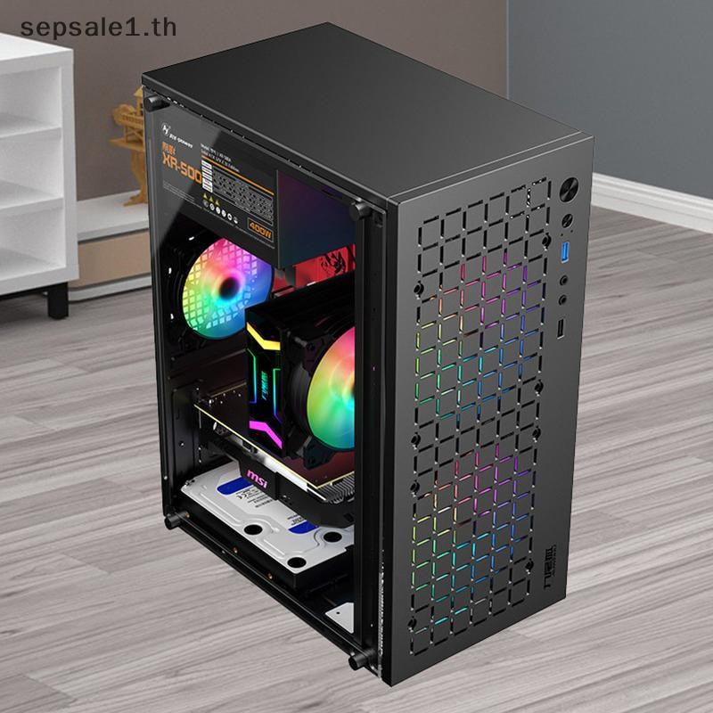 # Sale # Micro ATX/ITX Transparent DIY PC Case Glass Desktop Computer ...