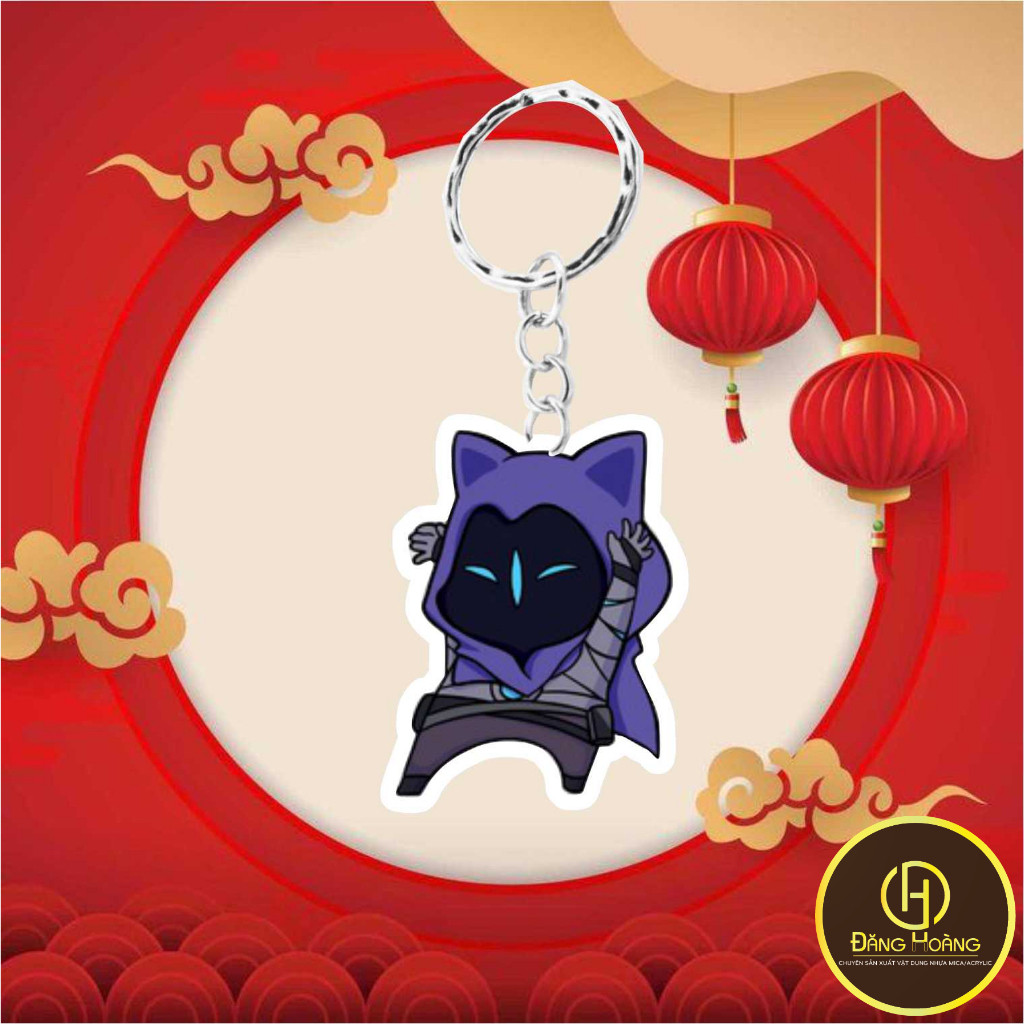 พวงกุญแจ chibi Omeow - แมวเต้น Omen - VALORANT-DH | Shopee Thailand