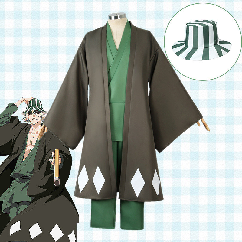 [คำแนะนำยอดนิยม] Grim Reaper Urahara Kisuke Hat Cos ชุด Urahara ...