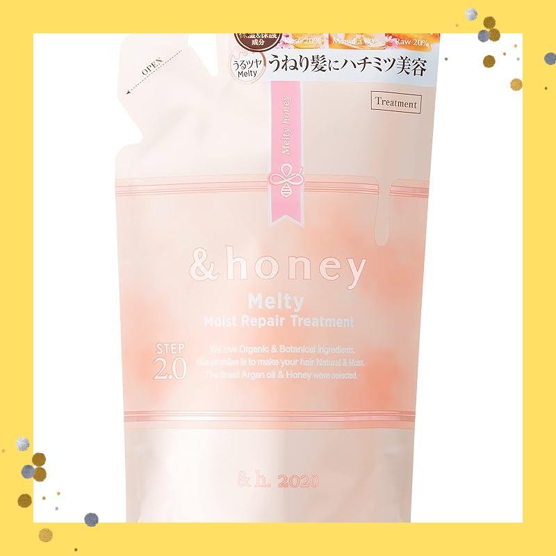 &honey Melty Moist Repair Treatment 2.0 Refill 350g | Hair Treatment | Shopee Thailand
