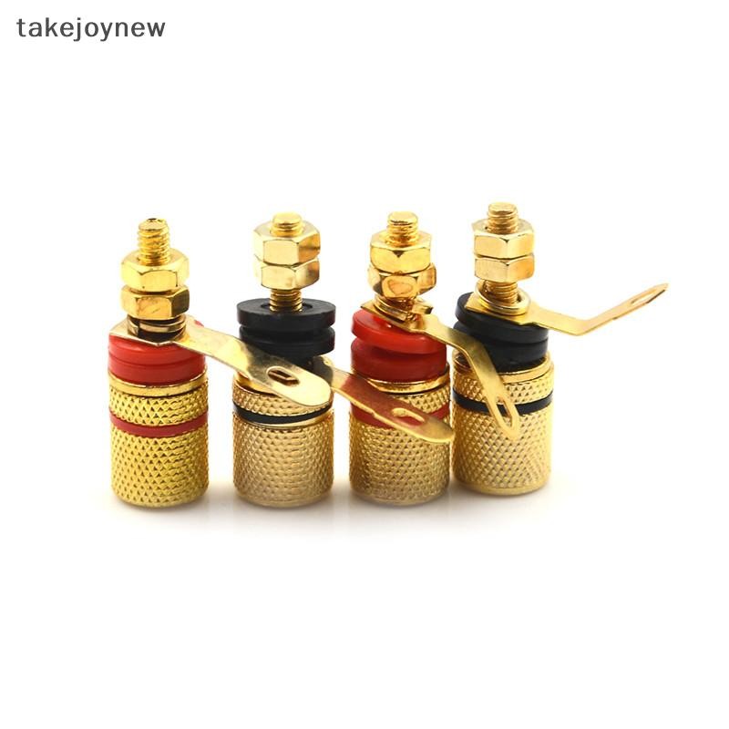 [takejoynew] 4 ชิ้น/ล็อต 4 มม. ปลั๊กกล้วย Binding Post ลําโพงปลั๊กไฟ Terminals KLB | Shopee Thailand
