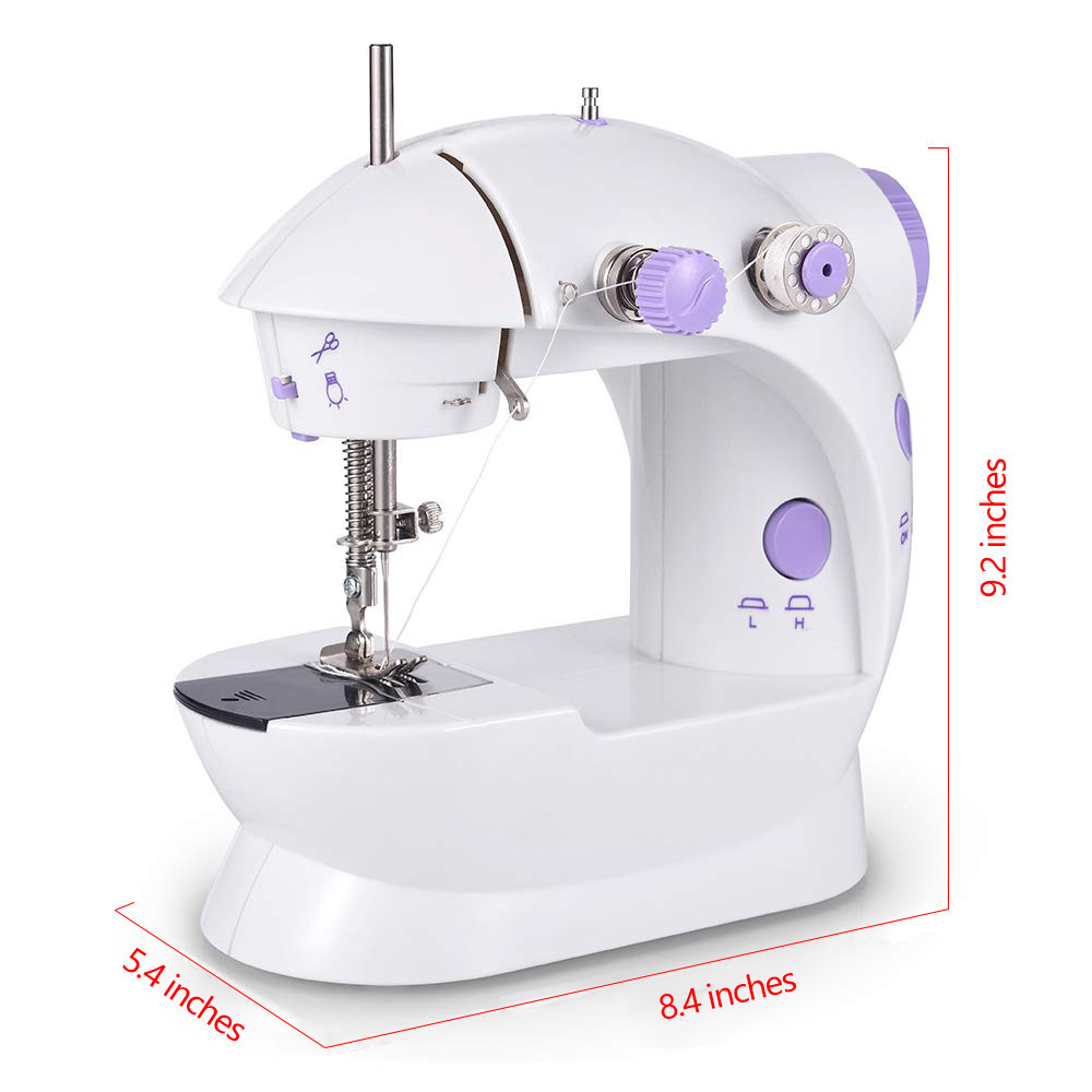 LOCAL Portable Sewing Machine Mini Sewing Machine Two-Wire Two-Speed ...