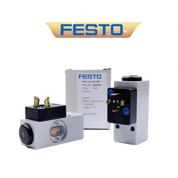 สวิตช์แรงดัน Festo PEV-1/4-B-SC-OD-M12 VPEV-1/8-M12 10773 192488 161760 ...