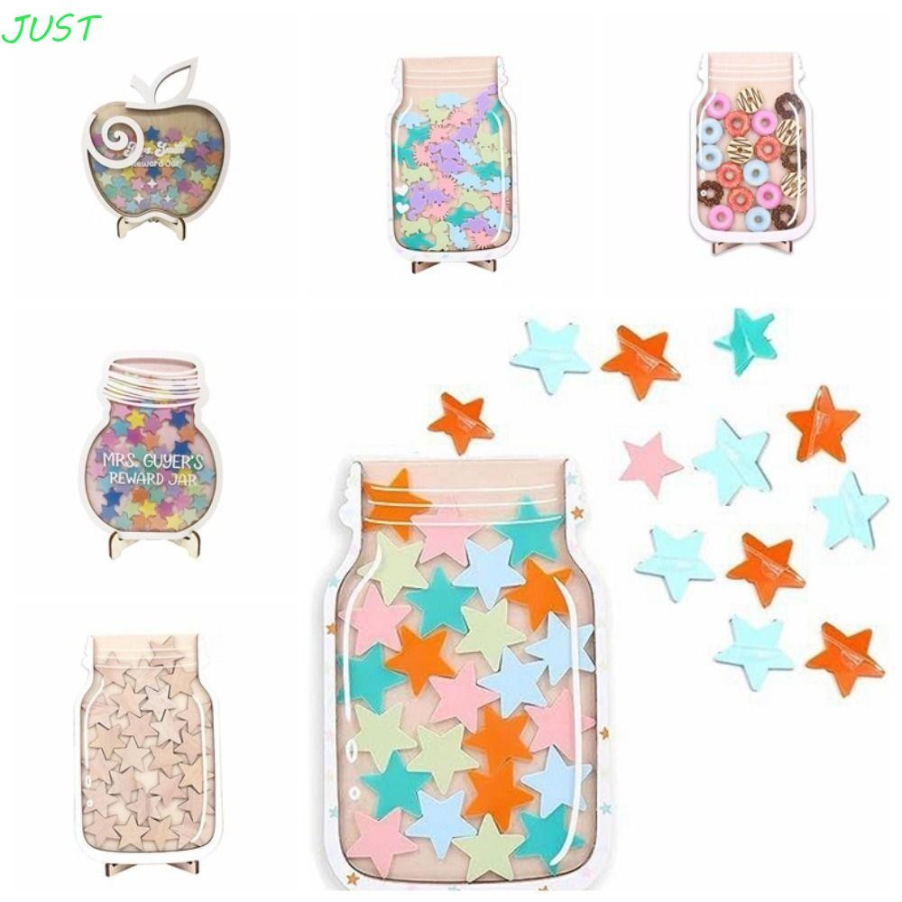 Just Positive Behavior Rewards Jar, ไม้การ์ตูนเด็ก Star Reward Jars ...