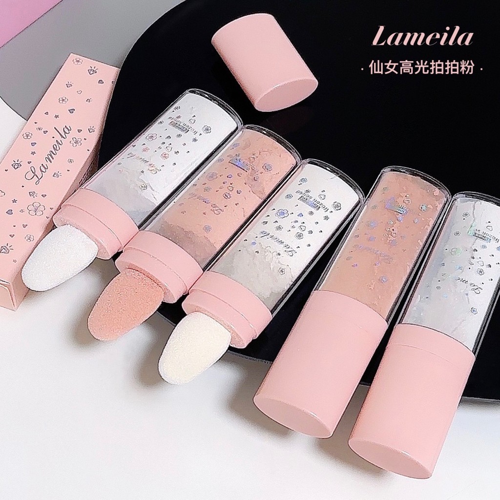 happy girl: LAMEILA ไฮไลท์ หน้าเงา ประกายกลิต เตอร์ ฉ่ำๆ แบบผง ทาใบหน้า ...