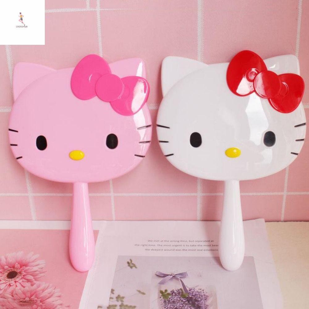 Cross Kt Cat Make Up Mirrors, Kitty Handle Kitty กระจกแต่งหน้ามือถือ ...