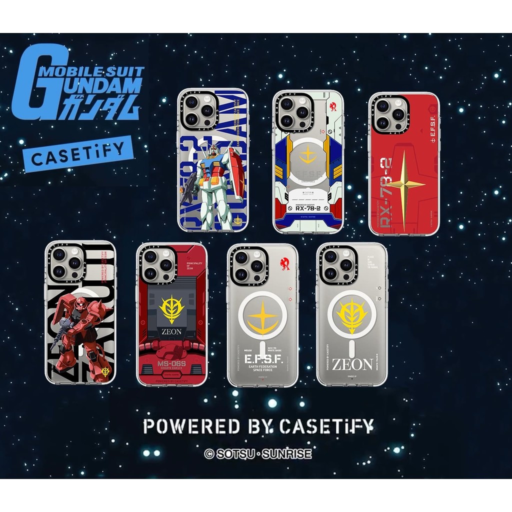 CASECASE X Gundam แม่เหล็กดูด Clear Series อะคริลิคใสกลับ IPhone กรณี ...