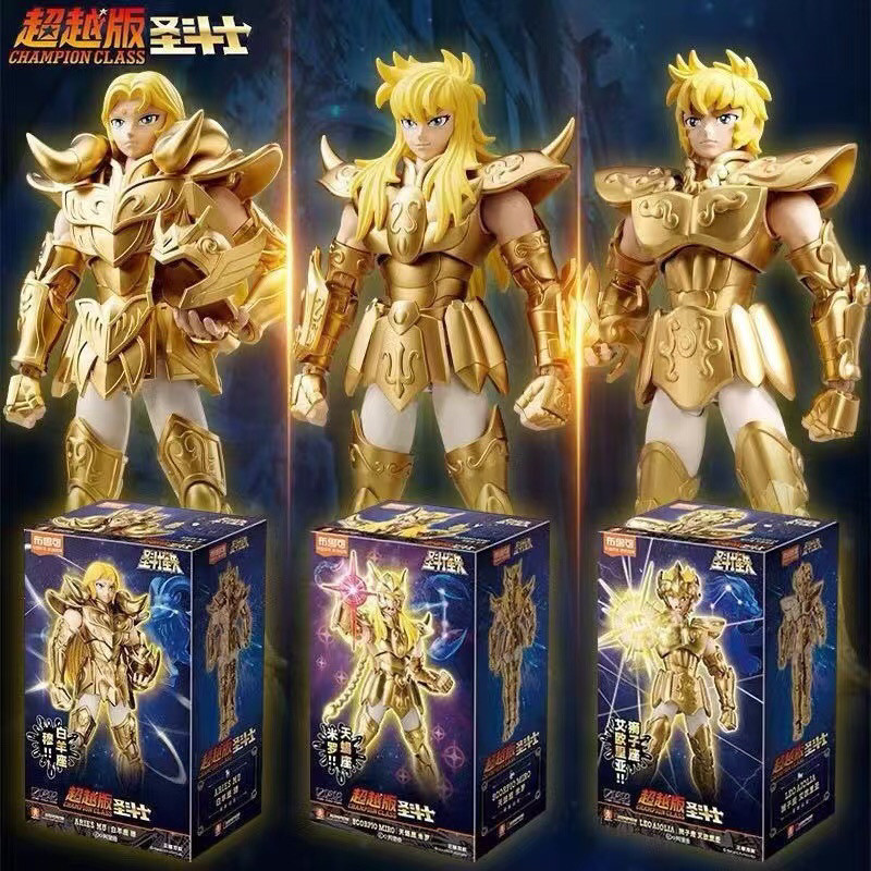 Blokees Golden Saint Seiya Beyond Edition Taurus Arudiba Leo Aries ...