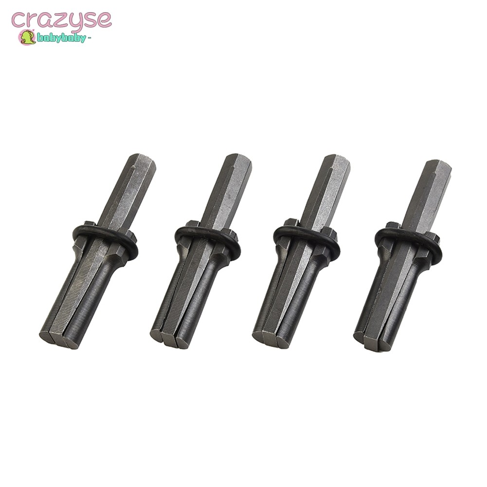 [Cra]คุณภาพสูง 4 ชุด Wedges Feather Shims Rock Stone Splitter เครื่องมือช่าง 16 มม. และ 18 มม. ...