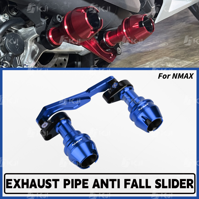 สําหรับ Yamaha NMAX 160/155/125 ท่อไอเสีย Slider ท่อไอเสียป้องกัน Heavy ...
