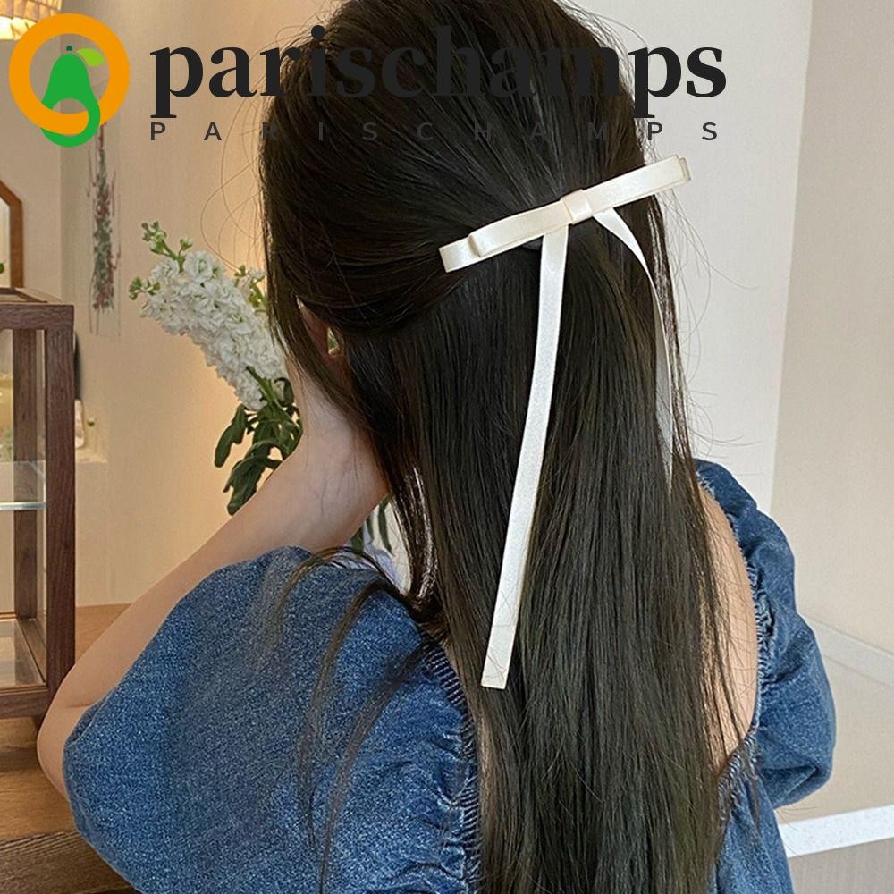 Parischamps Balletcore Bow Hairpin, Bowknot Ribbon กิ๊บติดผมสไตล์บัลเล ...