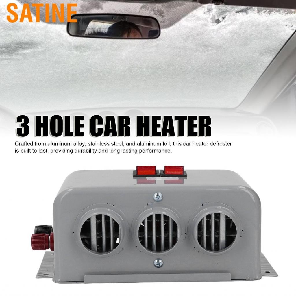 SaTine 24V 600W 3 Hole Car Heater Windshield Defroster Kit ขนาดกะทัดรัด ...