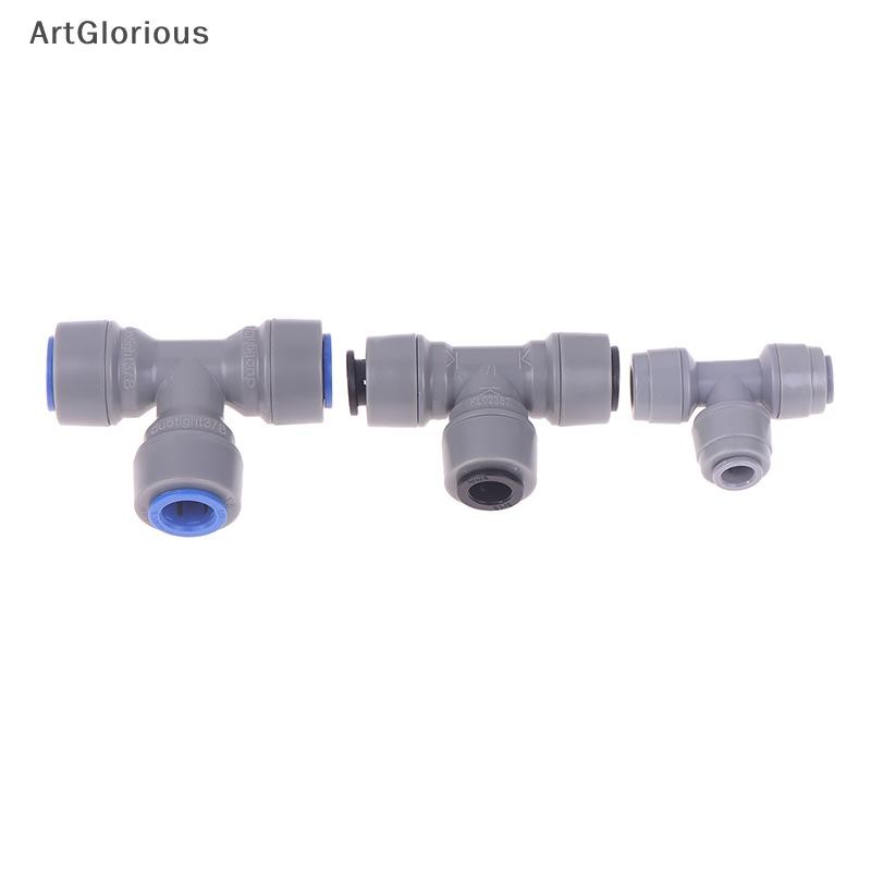 Art พลาสติก Tee Quick Connect ท่อเชื่อมต่อ Push In Fitting 6.35/8/9.5 ...