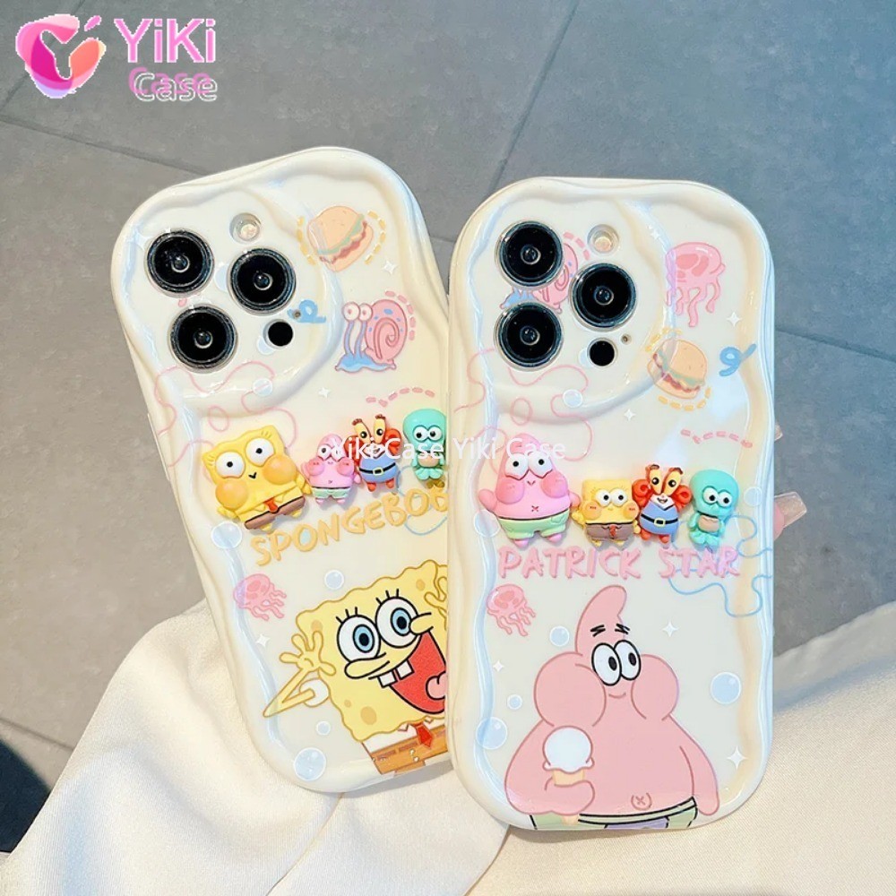 สําหรับ Xiaomi Mi 11 Lite 12T 13T 14T Poco X3 NFC X5 X6 Pro M6 F3 F5 F6 3D Patrick Star ของเล่น ...