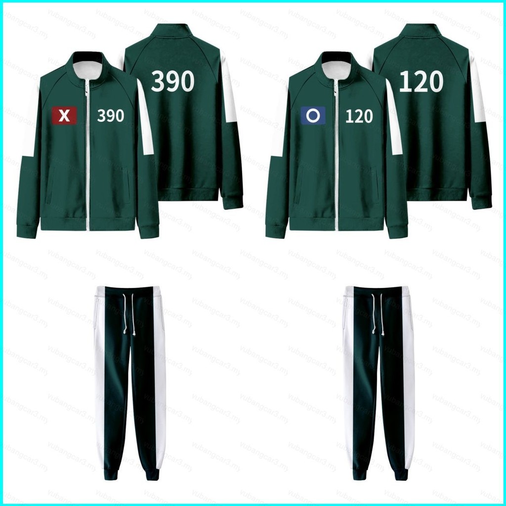 Yu3 Squid Game Season 2 เบอร์ 456 222 333 390 โชว์กางเกงวอร์มซิปเสื้อ ...