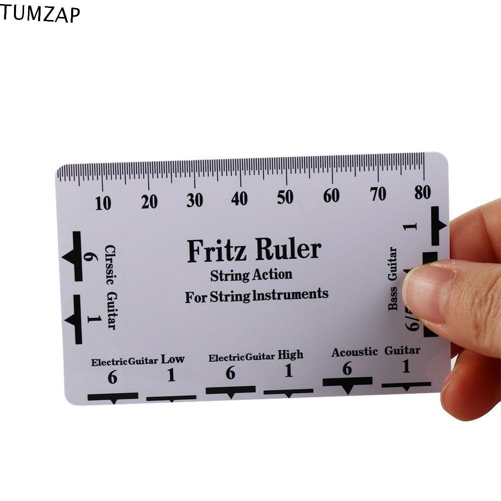 Tumzap String Pitch Ruler, Guitar Strings Luthier Tools ไม้บรรทัดกีตาร์ ...