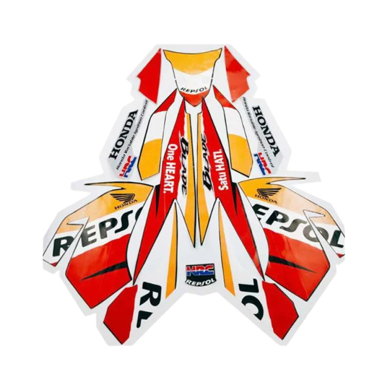 2014 สติ๊กเกอร์แถบมาตรฐาน HONDA BLADE REPSOL | Body BLADE REPSOL ...