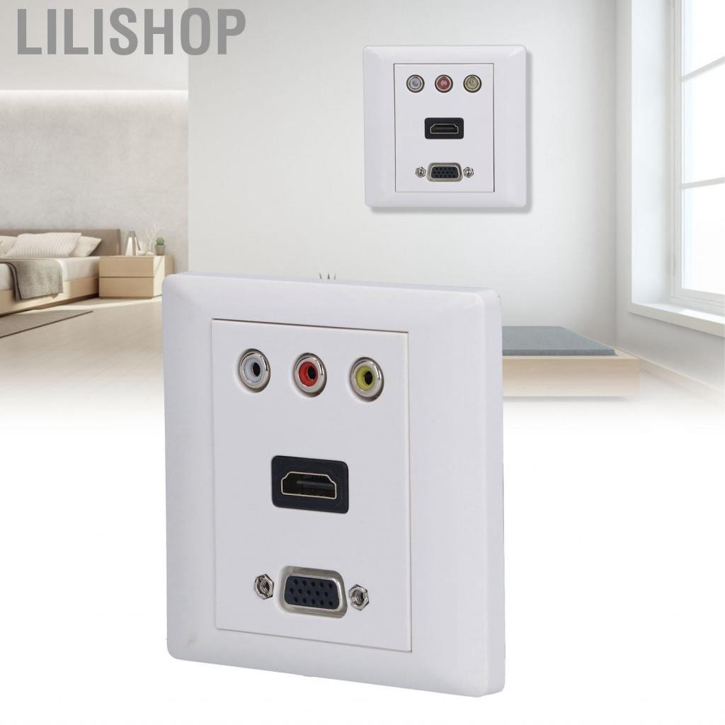 Lilishop Audio Video Wall SOCKET สนับสนุน 1080P แผงคอมโพสิตผลกระทบ 4K ...
