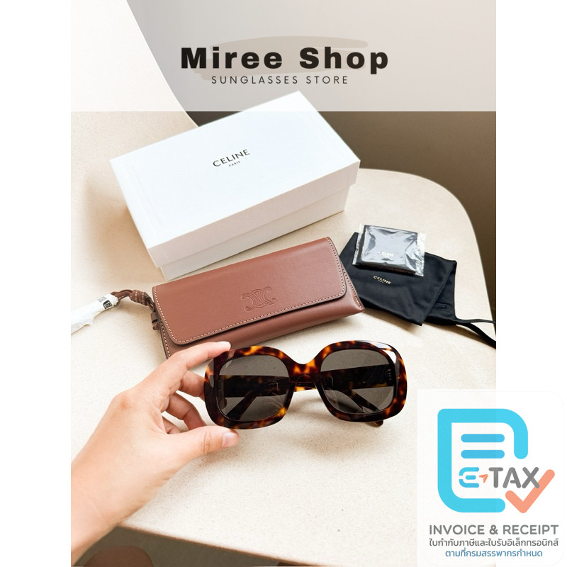 Celine Triomphe 10 ร้านเราขายของแท้ทุกชิ้นนะค้า CL40262U | Shopee Thailand