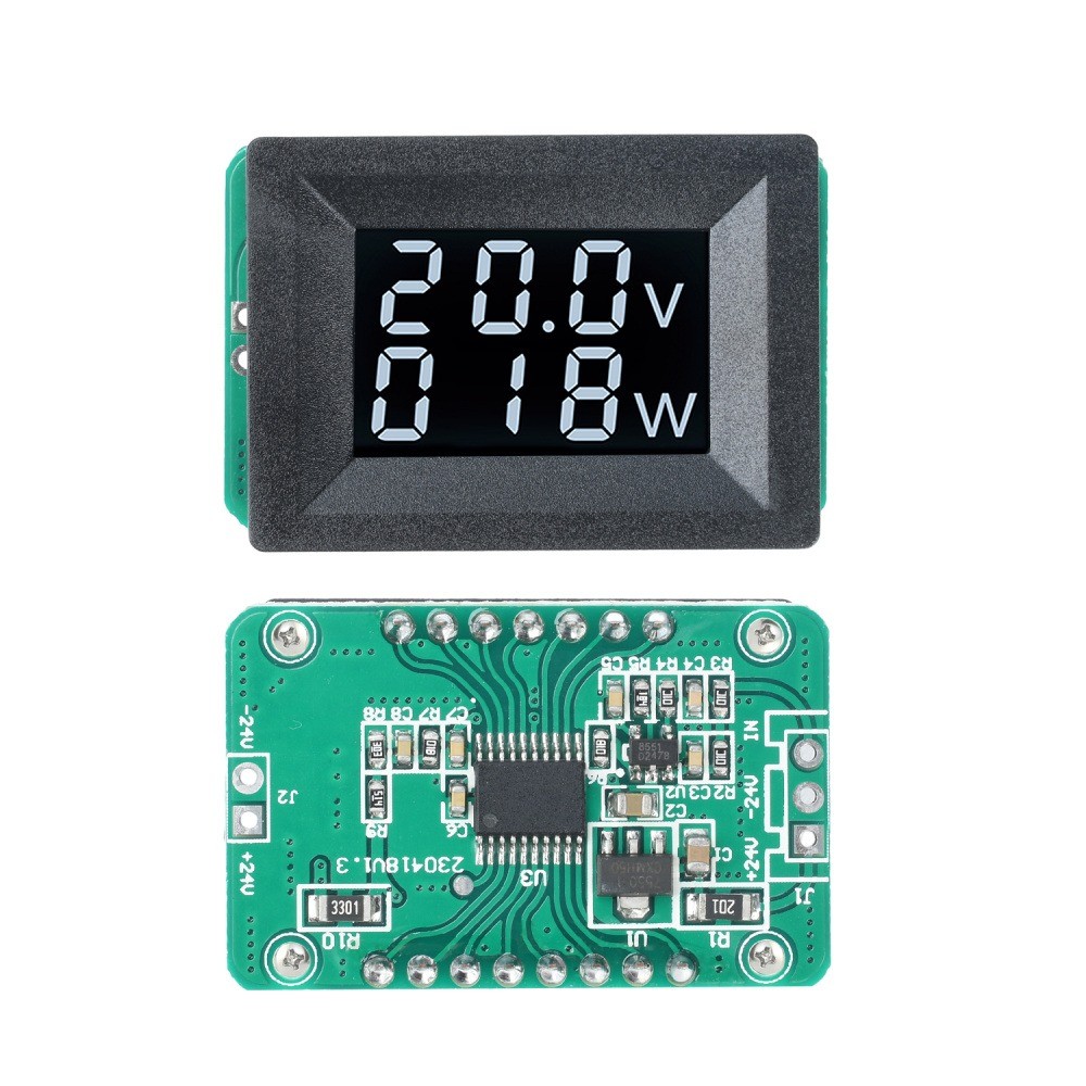 DC10-30V LCD Mini Digital Display เครื่องวัดแรงดันไฟฟ้าเครื่องตรวจจับ ...