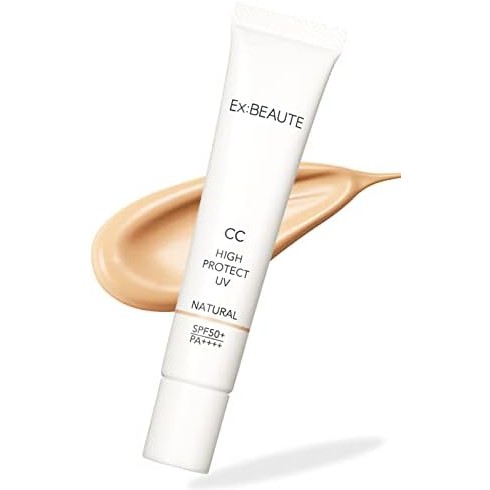 Ex Beaute SPF50+ เมคอัพเบส ซีซีครีมผลิตในญี่ปุ่น CC การปกป้องสูง UV 30g สีธรรมชาติ บีบีครีมรอง ...