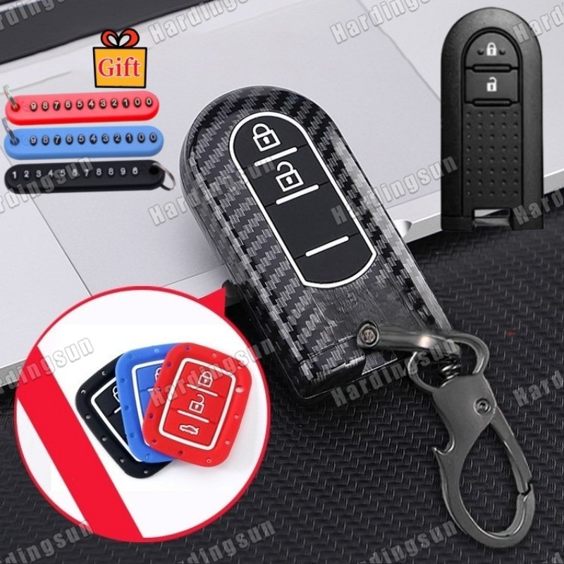Toyota Rush Wigo Gen 3 Keyless Remote Carbon Fiber Hard Case + ซิลิโคน ...