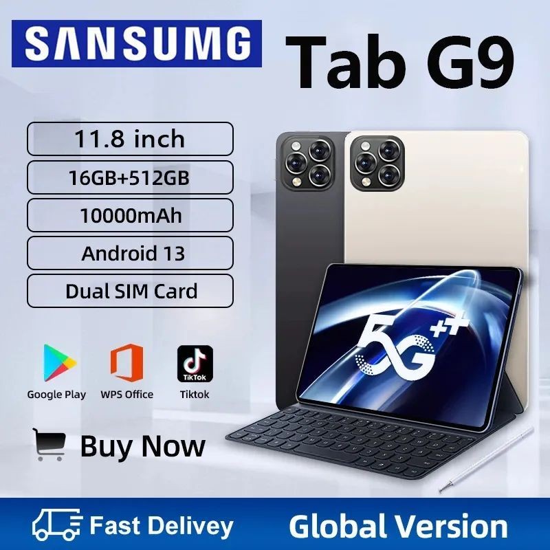 Samsung Tab G9 Androids แท็บเล็ต นิ้ว แกะ12GB+512GB แท็บเล็ตราคาถูก ...