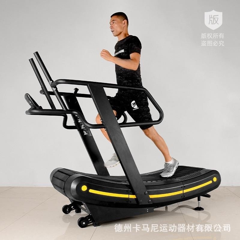 Gym Powerless Treadmill with Curved Surface ลู่วิ่งไร้สาย พื้นผิวโค้ง ...