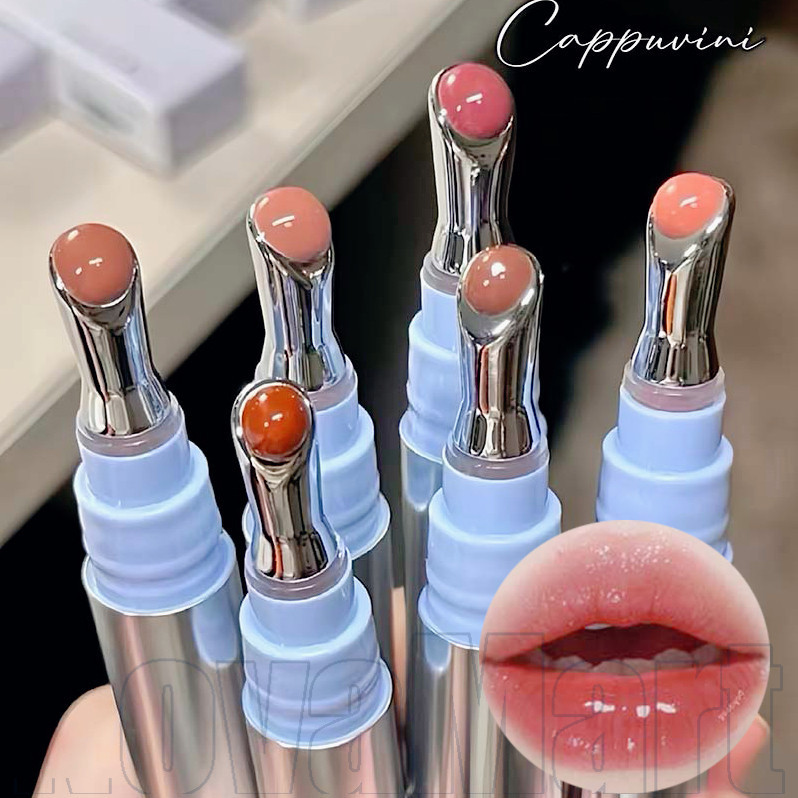 [Cappuvini] Cooling Metal Brush Lip Gloss - Premium Non-Stick Glaze ...