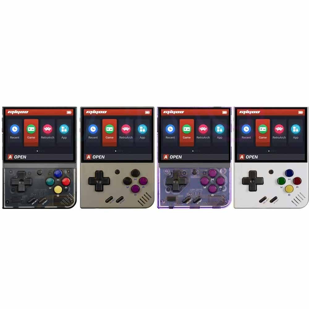 Miyoo Mini Plus + Retro Game Console NEW - 128GB Card + Case - Onion OS ...