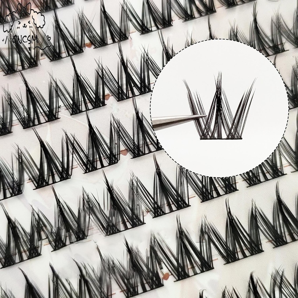 การ์ตูนยาวนานปลอม Lashes ขยายตาของคุณ Elongated Eye Tail ปลอม Lashes ...