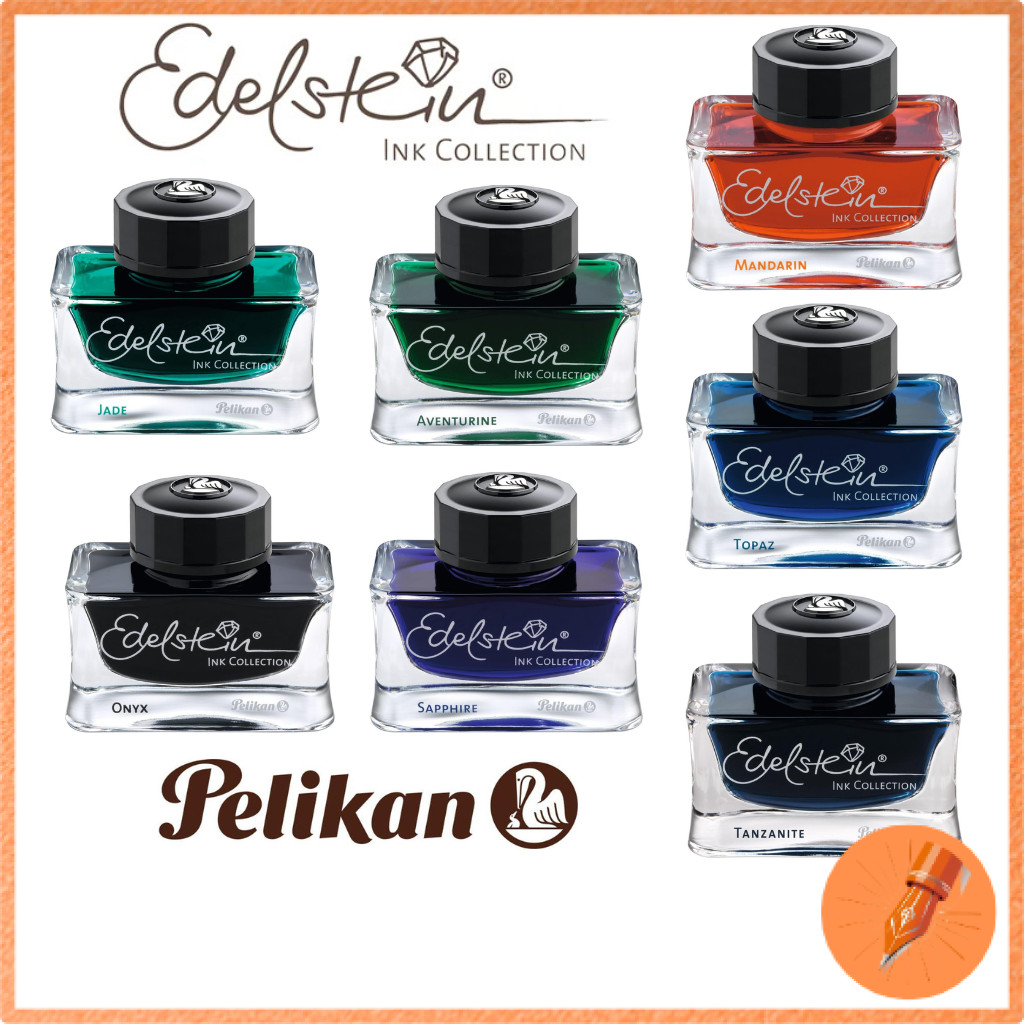 Pelikan Fountain Pen Bottle Ink Aventurine Edelstein Official Import ...