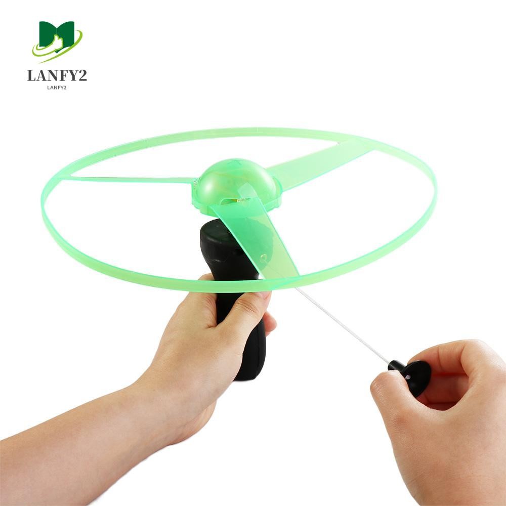 Alanfy LED บิน UFO โคมไฟของเล่นเด็กสนใจของเล่นกลางแจ้งหมุนเครื่องบิน ...