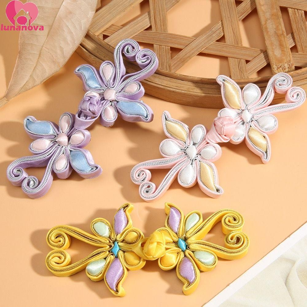 Lunanova 3 ชิ้นปุ่มกบจีน,Handmade Butterfly-shaped เย็บ Knot Fastener ...