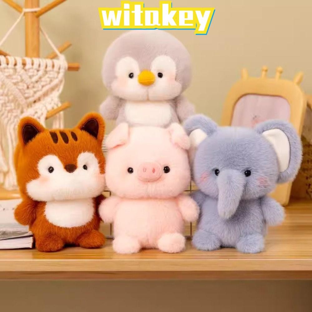 WITAKEY ตุ๊กตาสัตว์หมอน,ช้าง Capybara Plush Companion ตุ๊กตา, Kawaii Bear Plush 16 ซม.สัตว์ ...