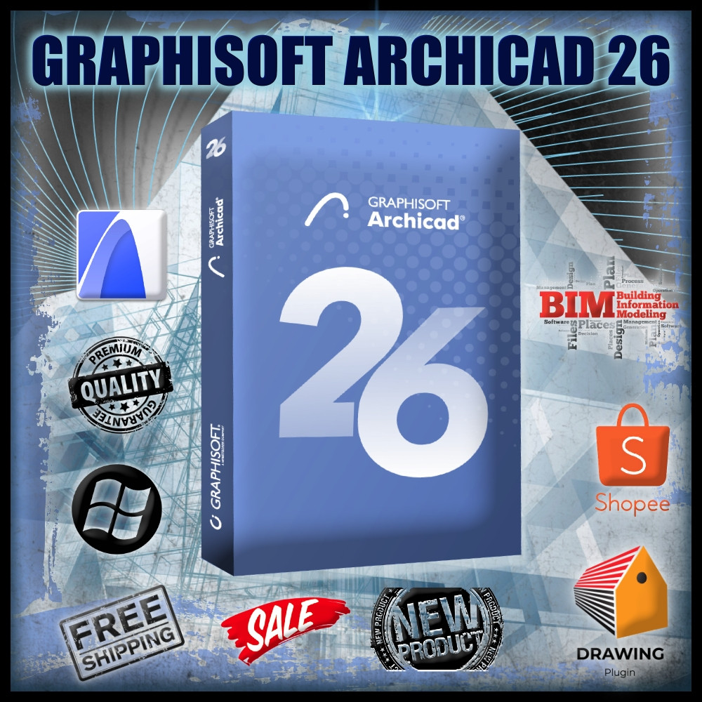 𝙂𝙍𝘼𝙋𝙃𝙄𝙎𝙊𝙁𝙏 𝘼𝙍𝘾𝙃𝙄𝘾𝘼𝘿 𝟮𝟲 𝘽𝙪𝙞𝙡𝙙 𝟱𝟬𝟬𝟮 สร้างแบบจำลองข้อมูลอาคาร BIM | Shopee Thailand