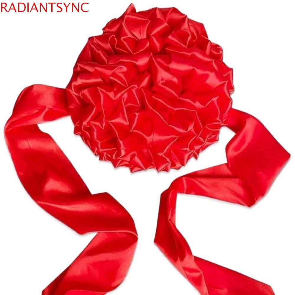 Radiantsync ไฮเดรนเยียผ้าสีแดง 1 ชิ้นรถจัดส่งริบบิ้นตัด Glorious Square Dance Props | Shopee ...