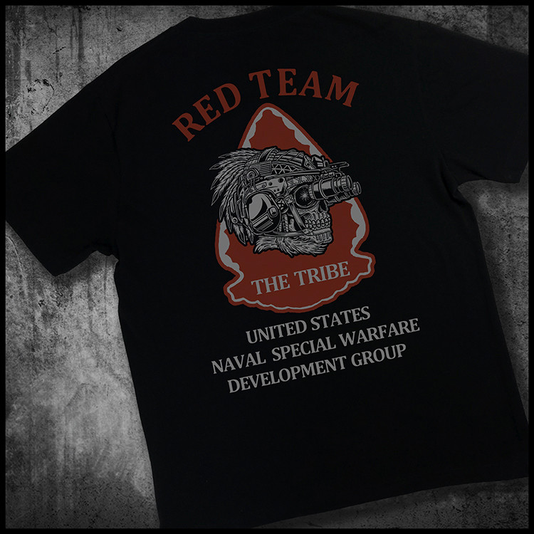 Devgru Navy SEALs Red Team Tactical Chief Military Style เสื้อยืดแขน ...