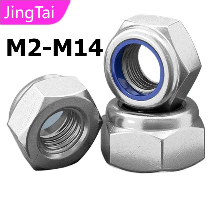 [JTZB] M2m3m4m5m6m8m10m12m14 น็อตล็อคตัวเองแบบล็อคสแตนเลส 304 ฝาครอบสกรูหกเหลี่ยม | Shopee Thailand