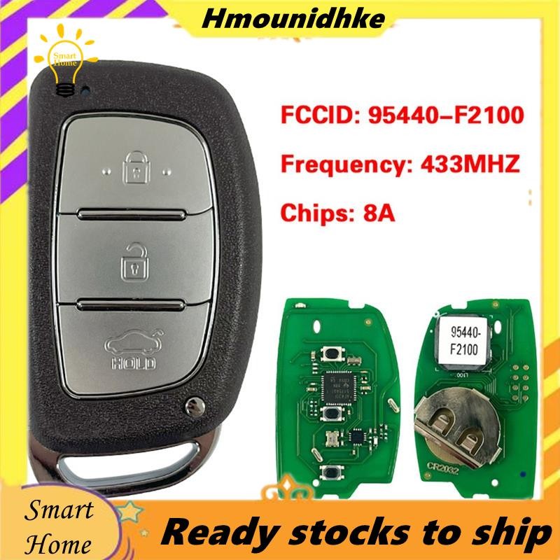 สําหรับ Hyundai Elantra 2017-2018 รถสมาร์ทรีโมทคอนโทรล Key 95440-F2100 ...