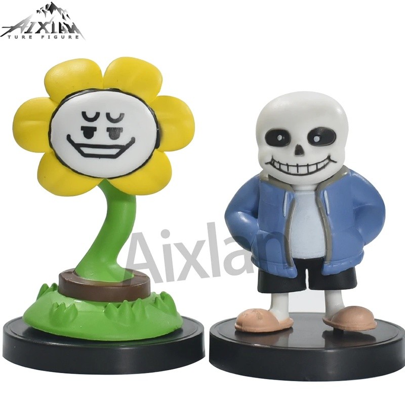 7 ซม.UNDERTALE รูป Flowey Sans รุ่น Q PVC Action Figure Amine ของขวัญ ...