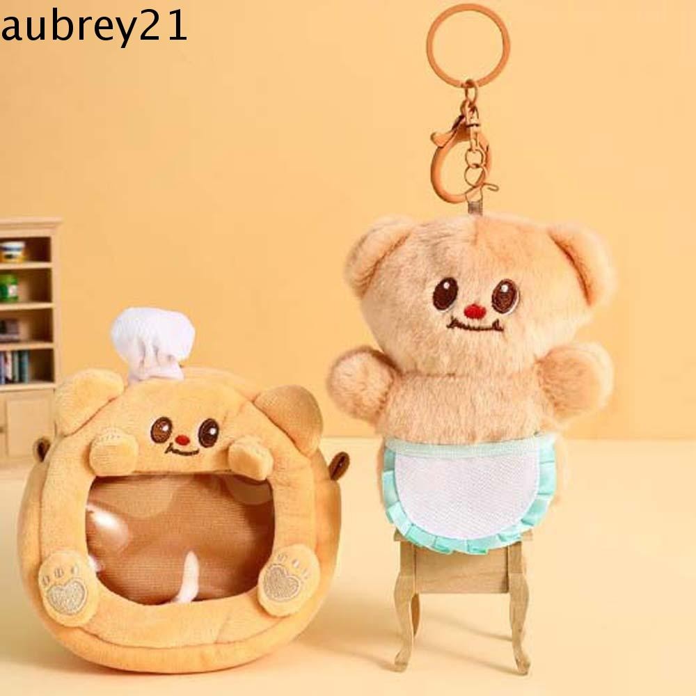 Aubrey1 พวงกุญแจหมีเนย, Creative Zero Wallet Butter Bear Plush Butter ...