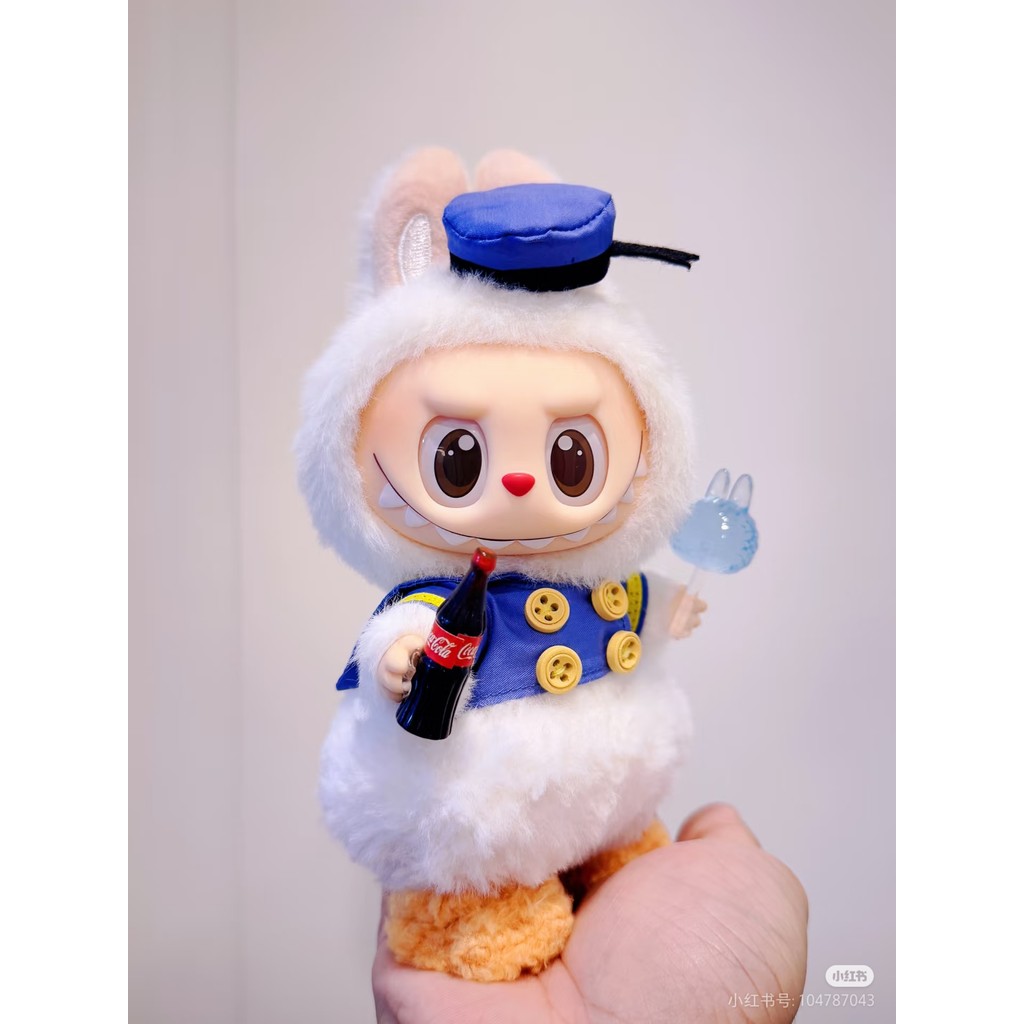 Labubu Coca-Cola เสื้อผ้าเด็ก Co-Branded น่ารัก Donald Duck labu เสื้อ ...