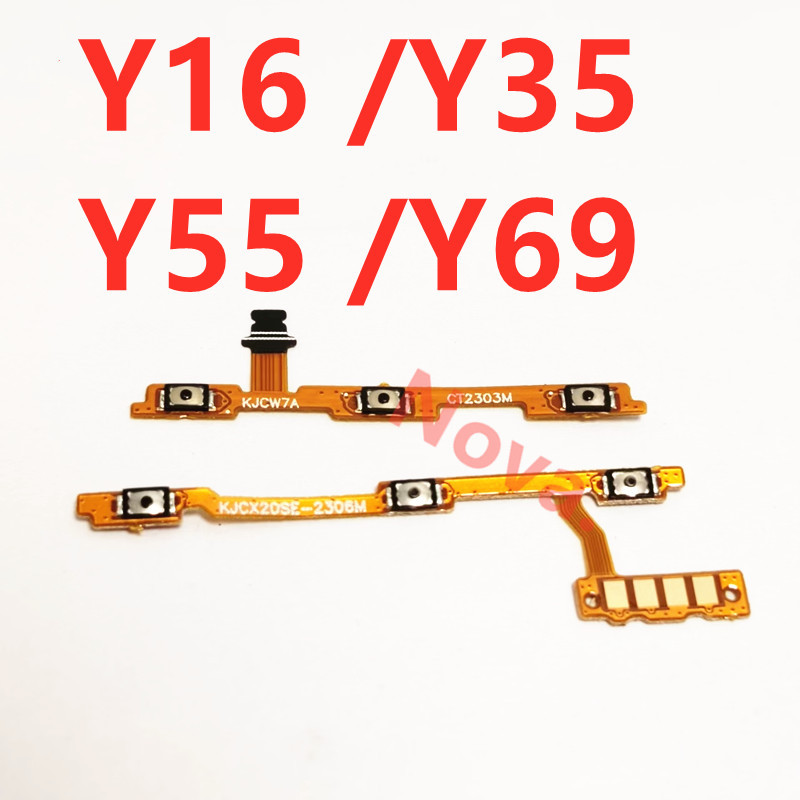 ปุ่มปรับระดับเสียงสําหรับ Vivo Y11 Y16 Y35 Y59 เคสโทรศัพท์ด้านข้าง Key ...