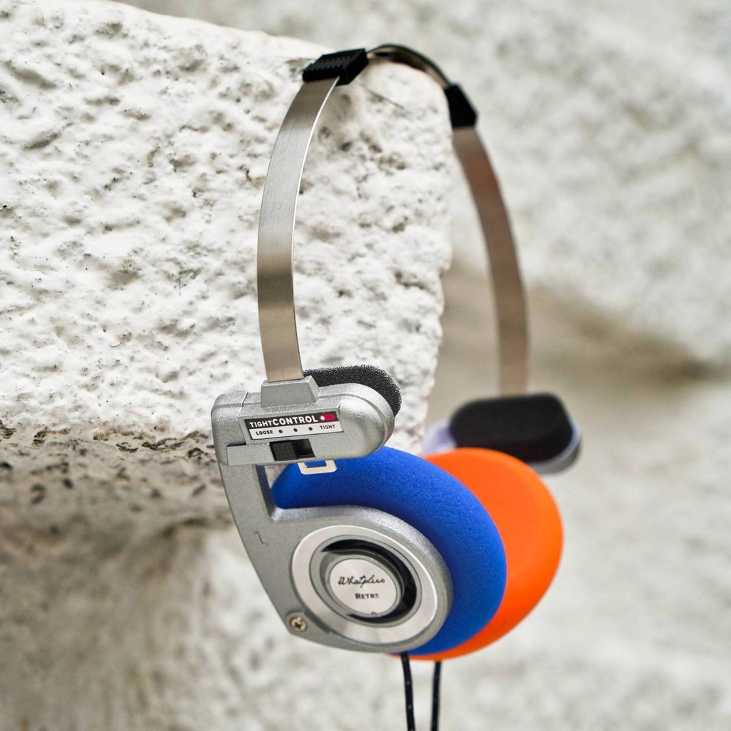 ชุดหูฟังย้อนยุคอเมริกันชุดหูฟังบลูทูธไร้สายขนาดกะทัดรัดแบบพกพา Photo koss pp | Shopee Thailand