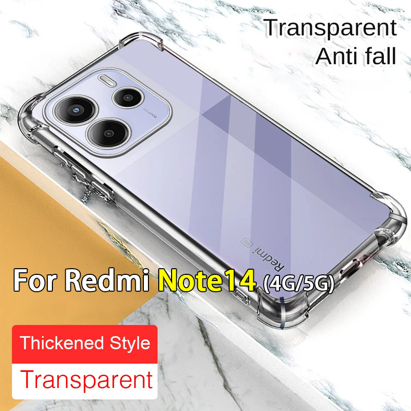 Note14 5Gปลอกใสเข้ากันได้สําหรับXiaomi Redmiหมายเหตุ14 Pro + Note14 14Pro 14Pro + 4G 5Gโปร่งใส ...