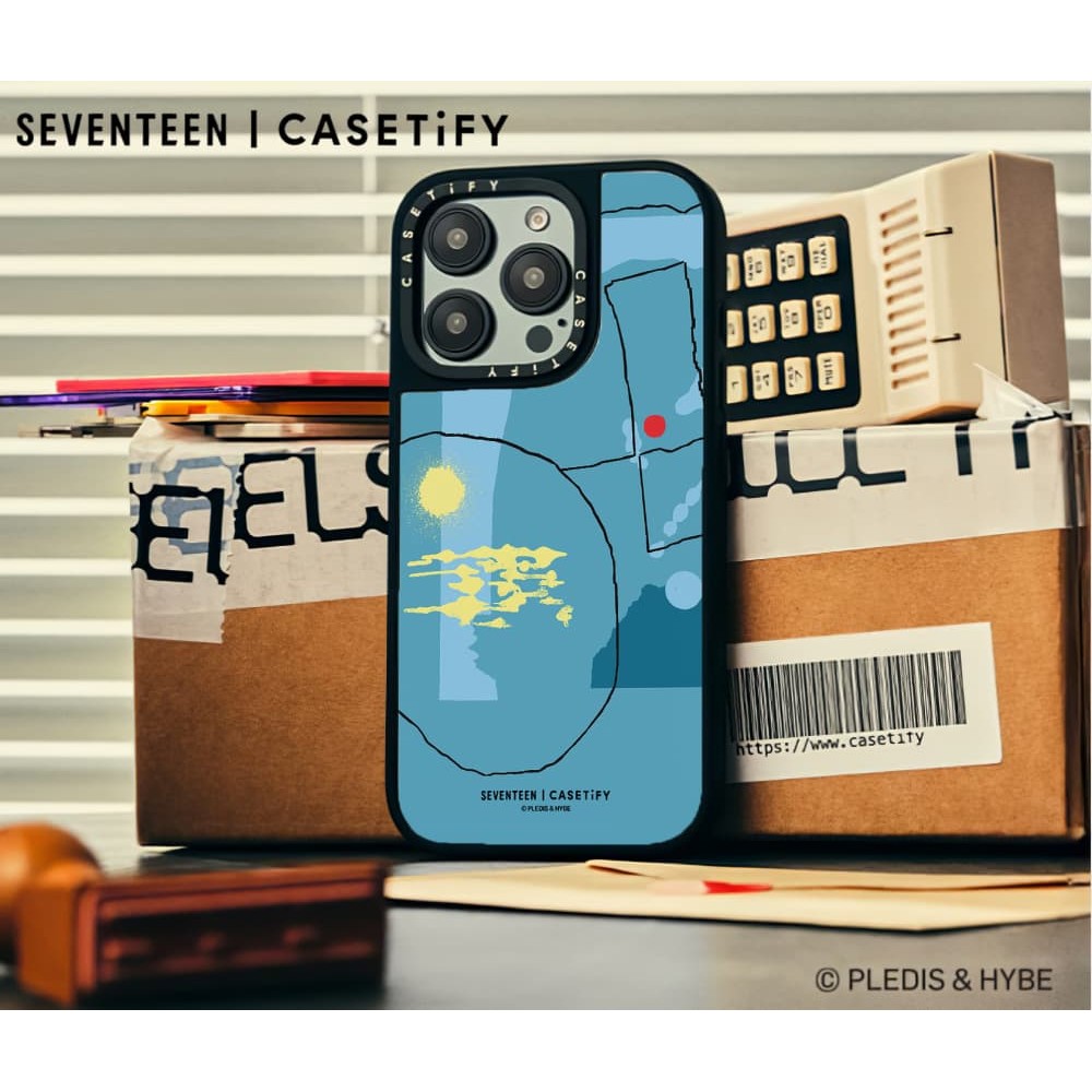 CASECASE X SEVENTEEN SPILL THE FEELS Feel Blue Case แม่เหล็กดูด Sliver ...